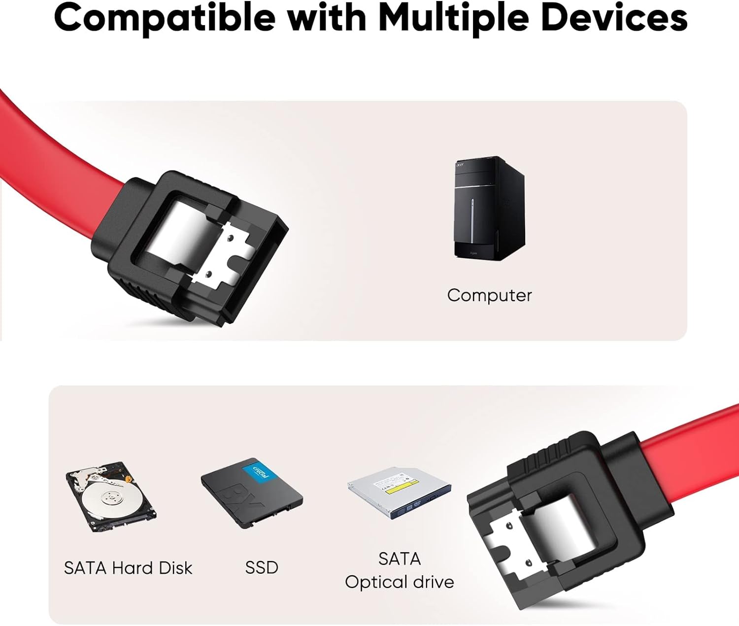 Cable de datos SATA III 7 pines – ALFA 04